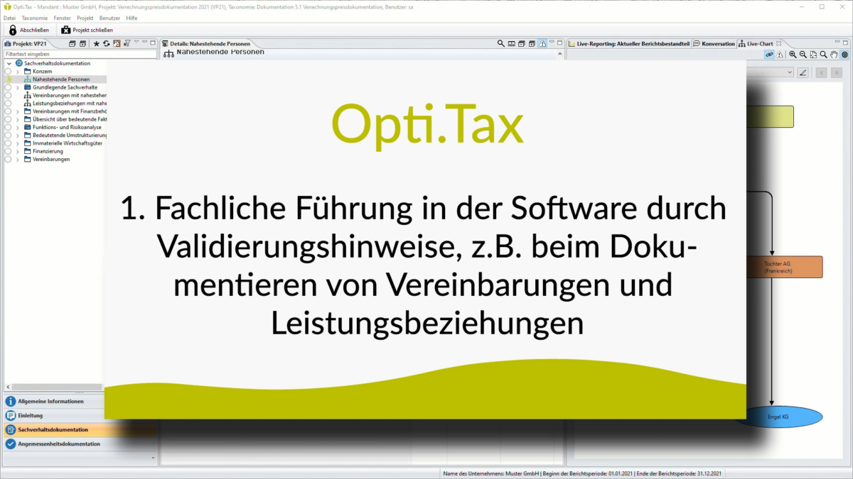 Opti.Tax (Tax Software) - Taxonomie-Komplettlösung