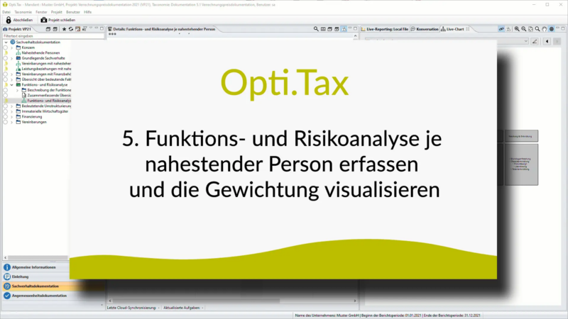 Opti.Tax (Tax Software) - Taxonomie-Komplettlösung